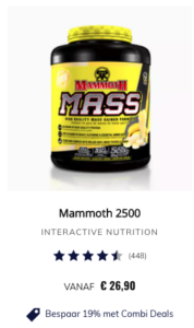 MAMMOTH 2500 INTERACTIVE NUTRITION - Welke Smart Protein Moet Ik Kopen ...
